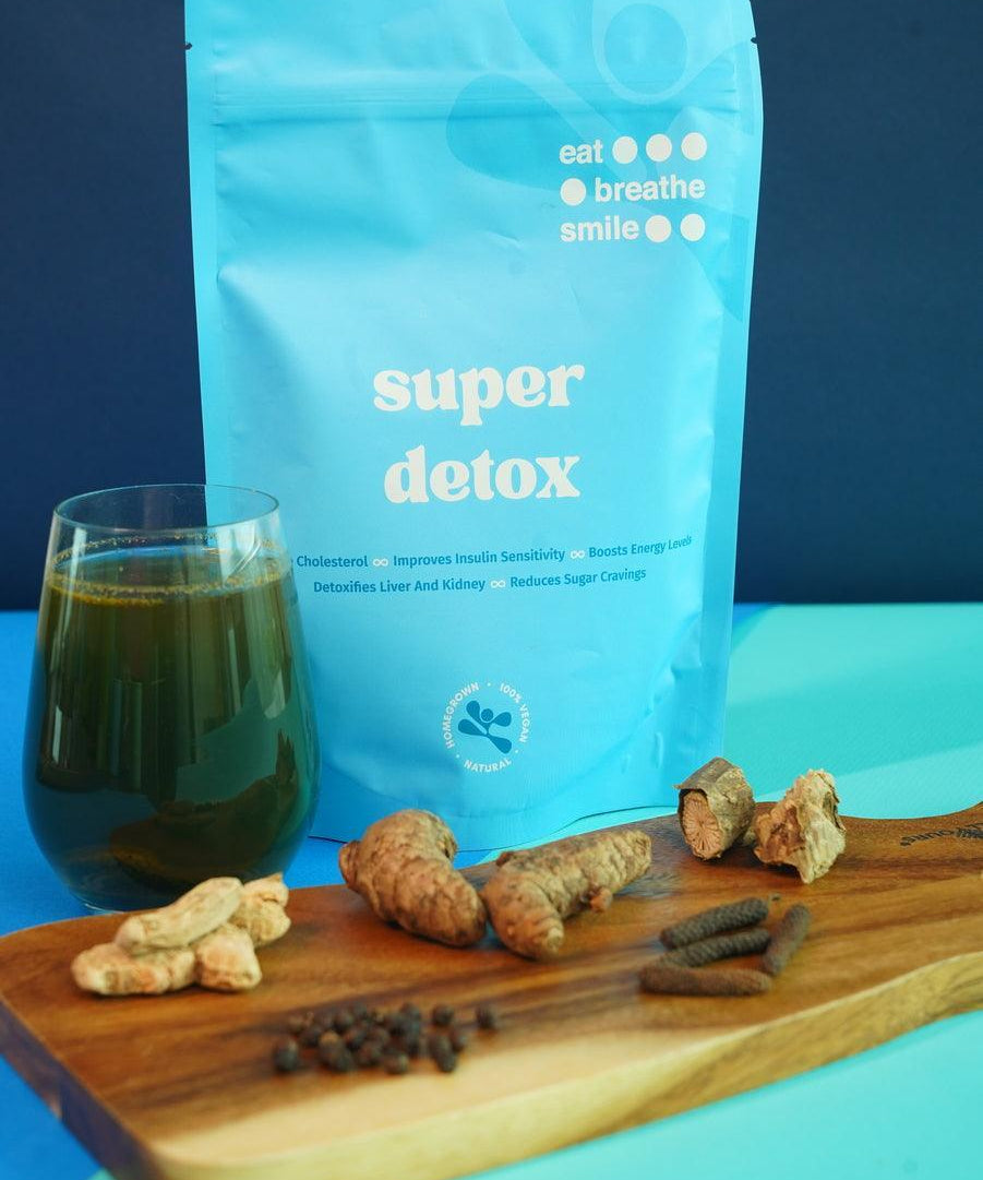 Daily supplements - Super detox |Super radiance |Super herbs |Super cleanse – Eat Breathe Smile